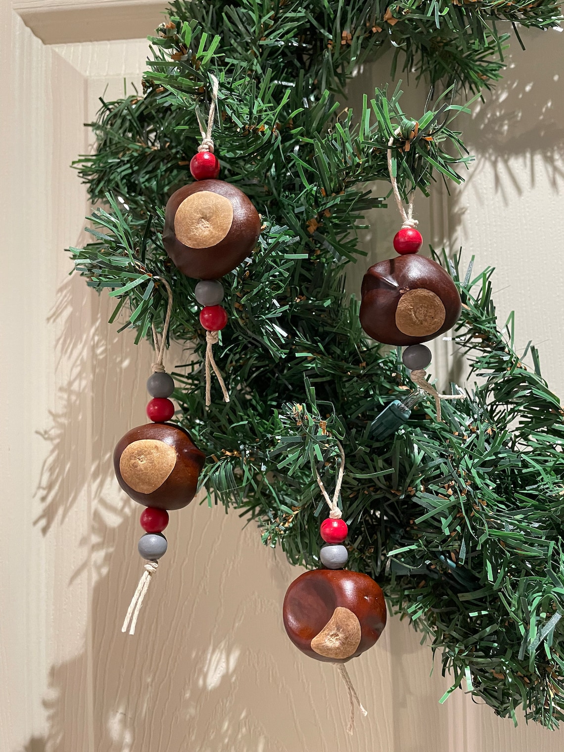 Ohio State Buckeye Christmas Ornament Set - Etsy