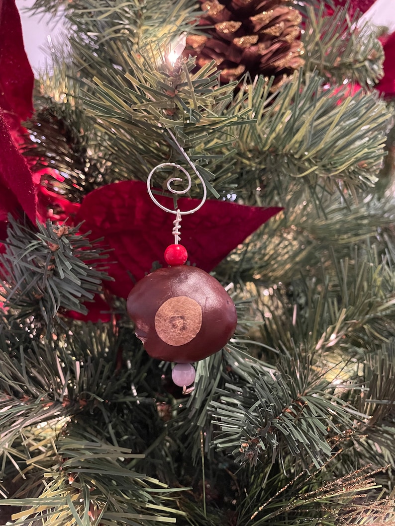 Ohio State Buckeye Christmas Ornament - Etsy