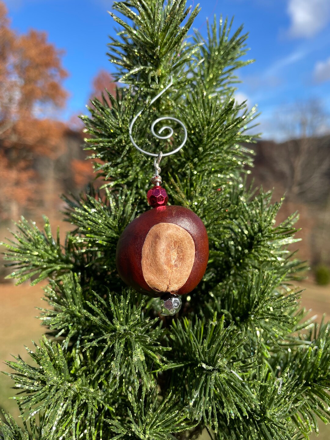 Ohio State Buckeye Christmas Ornament - Etsy