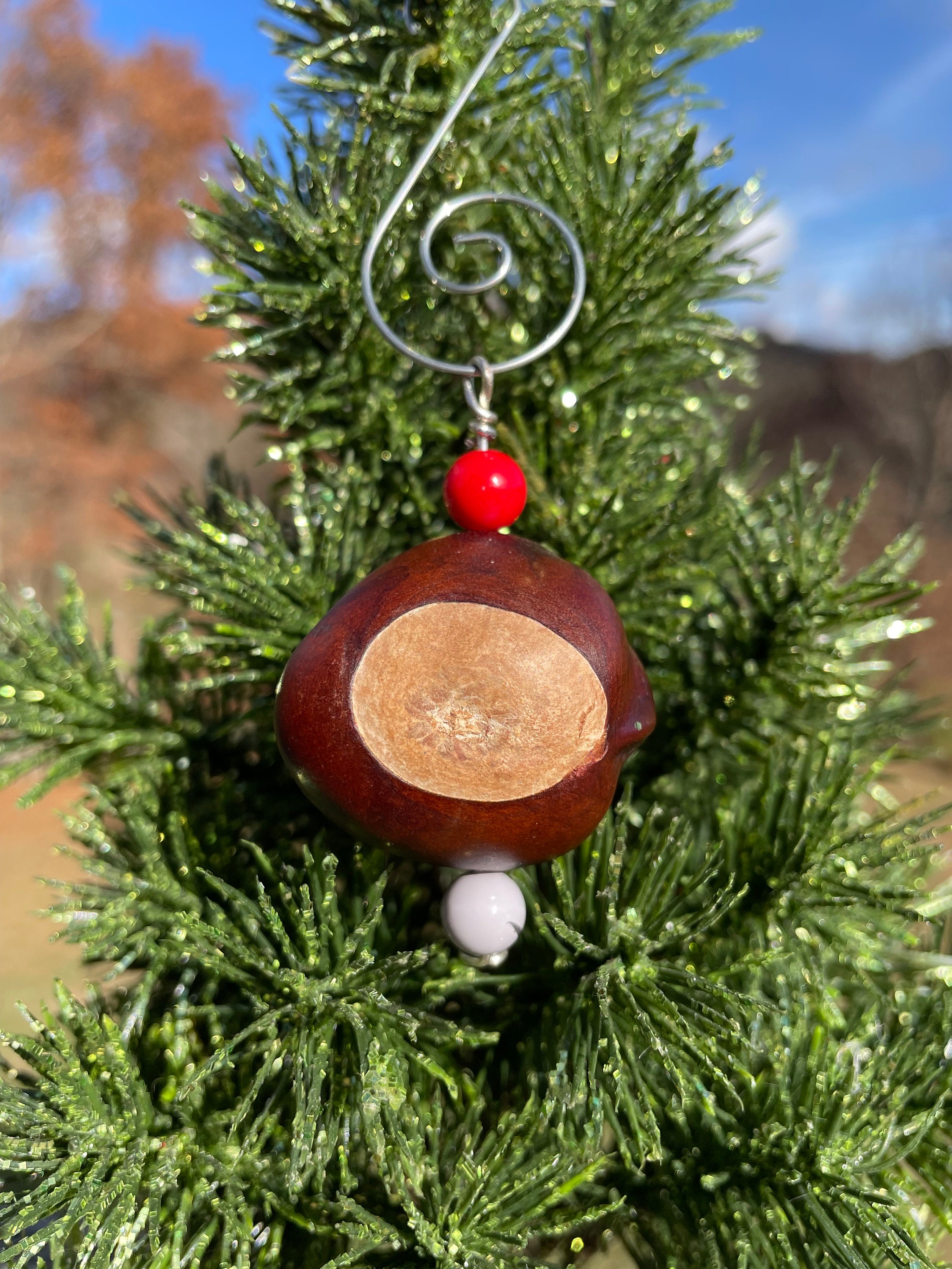 Ohio State Buckeye Christmas Ornament - Etsy