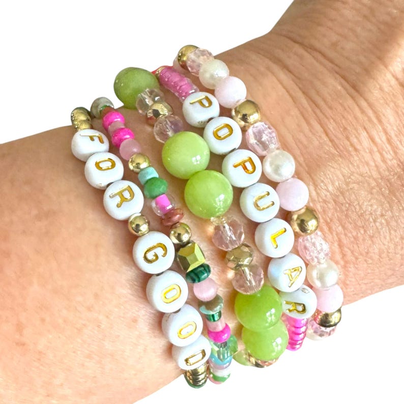 Fun Friendship Bracelets WICKED Themed Popular, for Good - Etsy