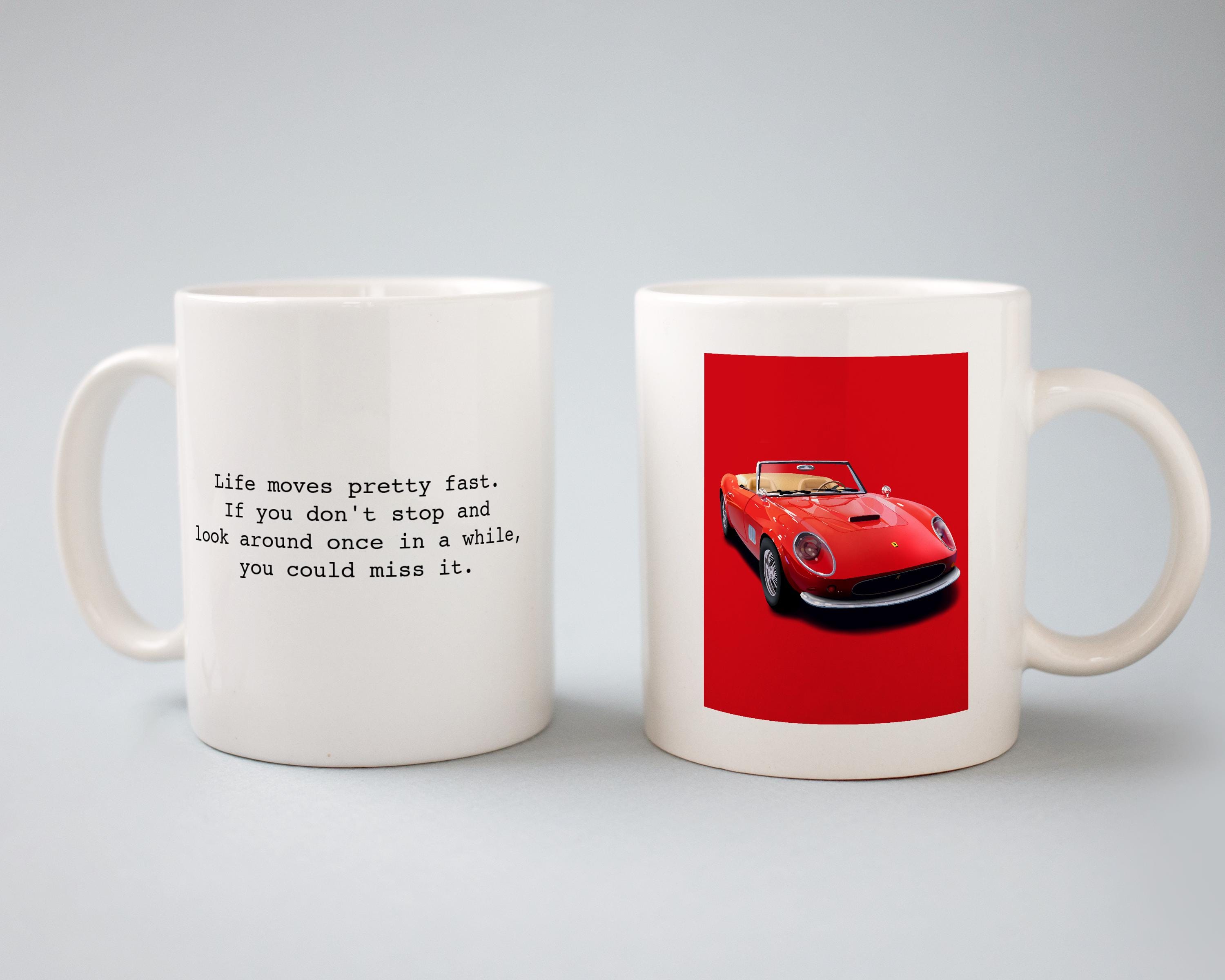 Red Ferrari, Life Moves Pretty Fast, Guess the Movie Quote, White ...
