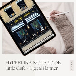 Digital Goodnote Notebook, Coffee, Note Taking Template, Digital ...