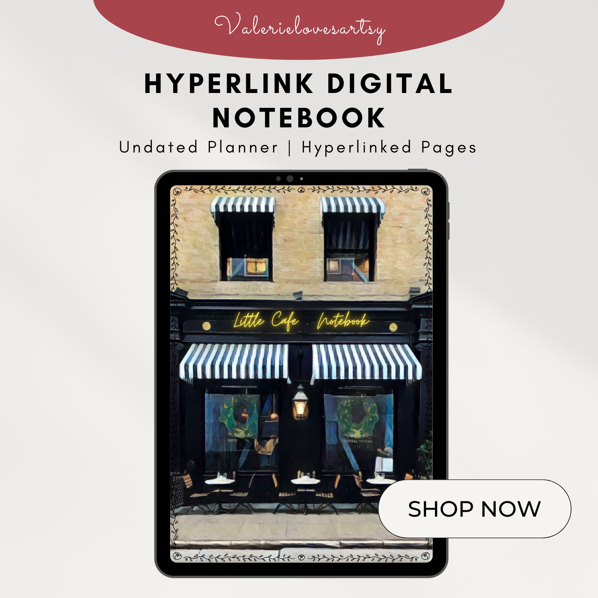 Digital Goodnote Notebook, Coffee, Note Taking Template, Digital ...