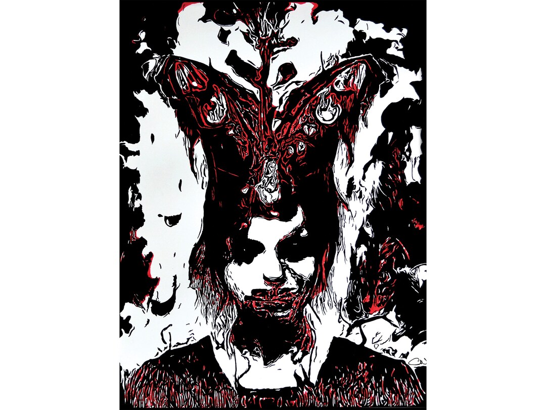 Moth Brain Art Print - Etsy