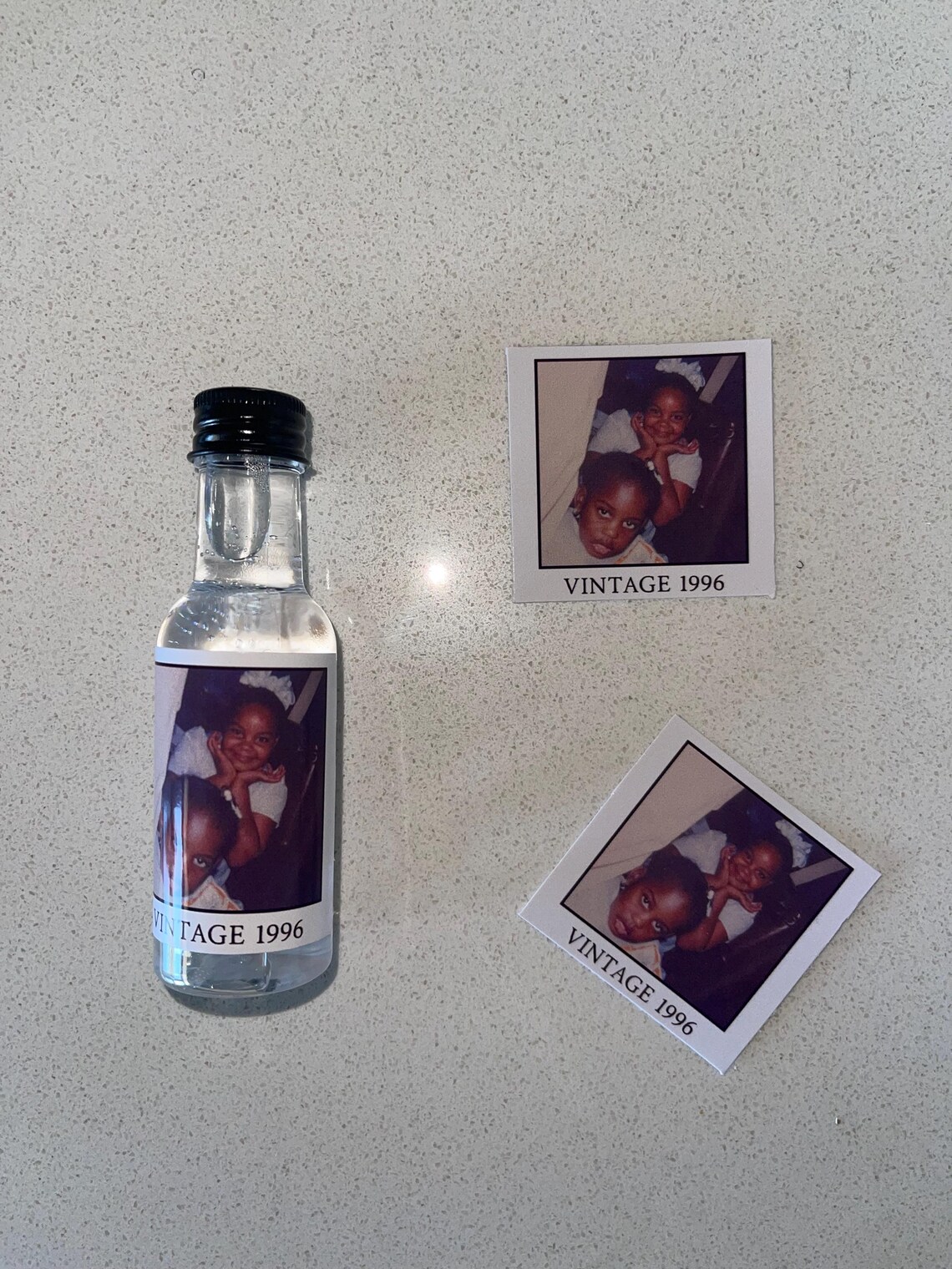 Birthday Mini Bottle Label/liquor Labels/custom Mini Bottle Label ...
