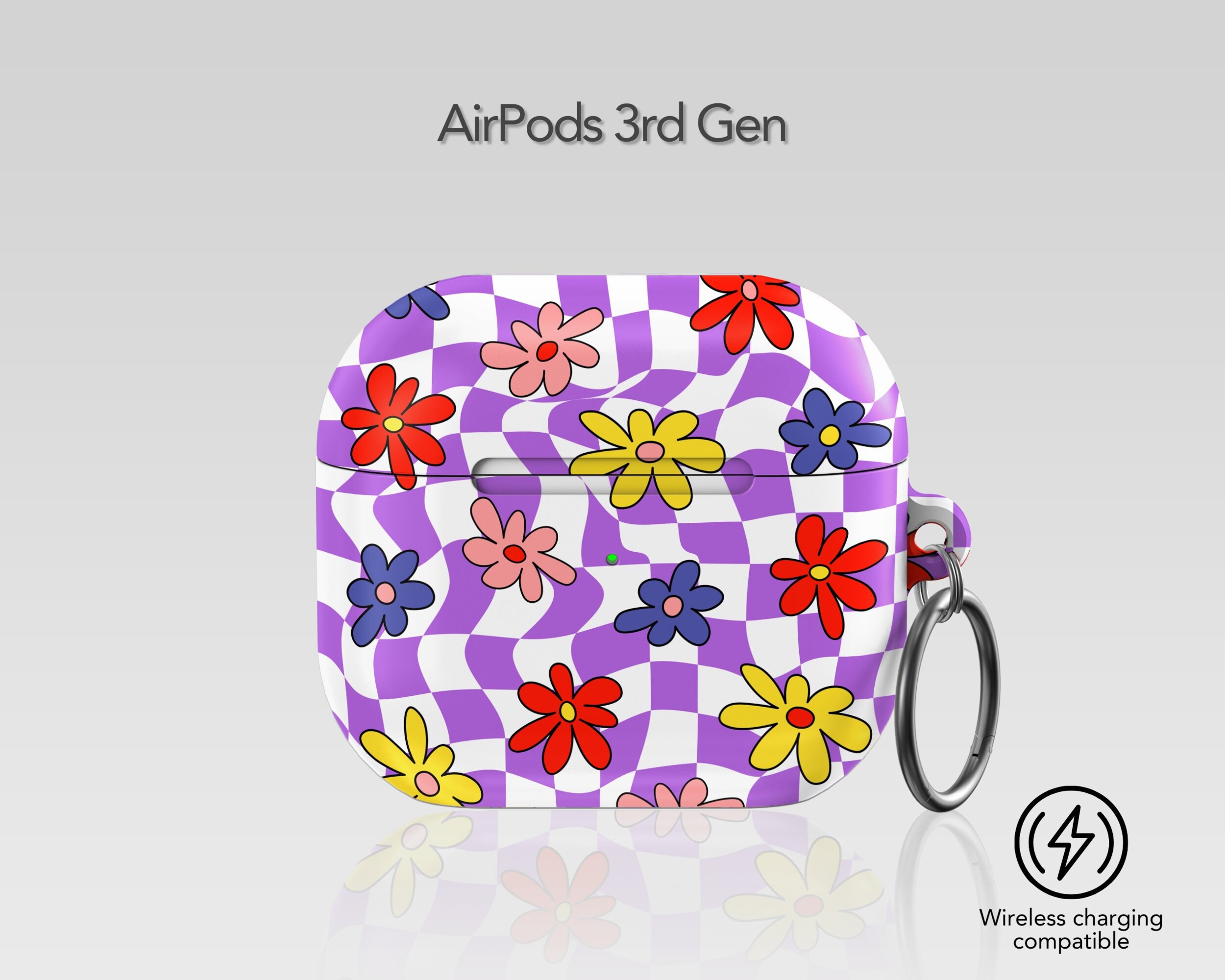 Retro Groovy Checkered Airpod Pro 2 Case With Keychain Airpod - Etsy