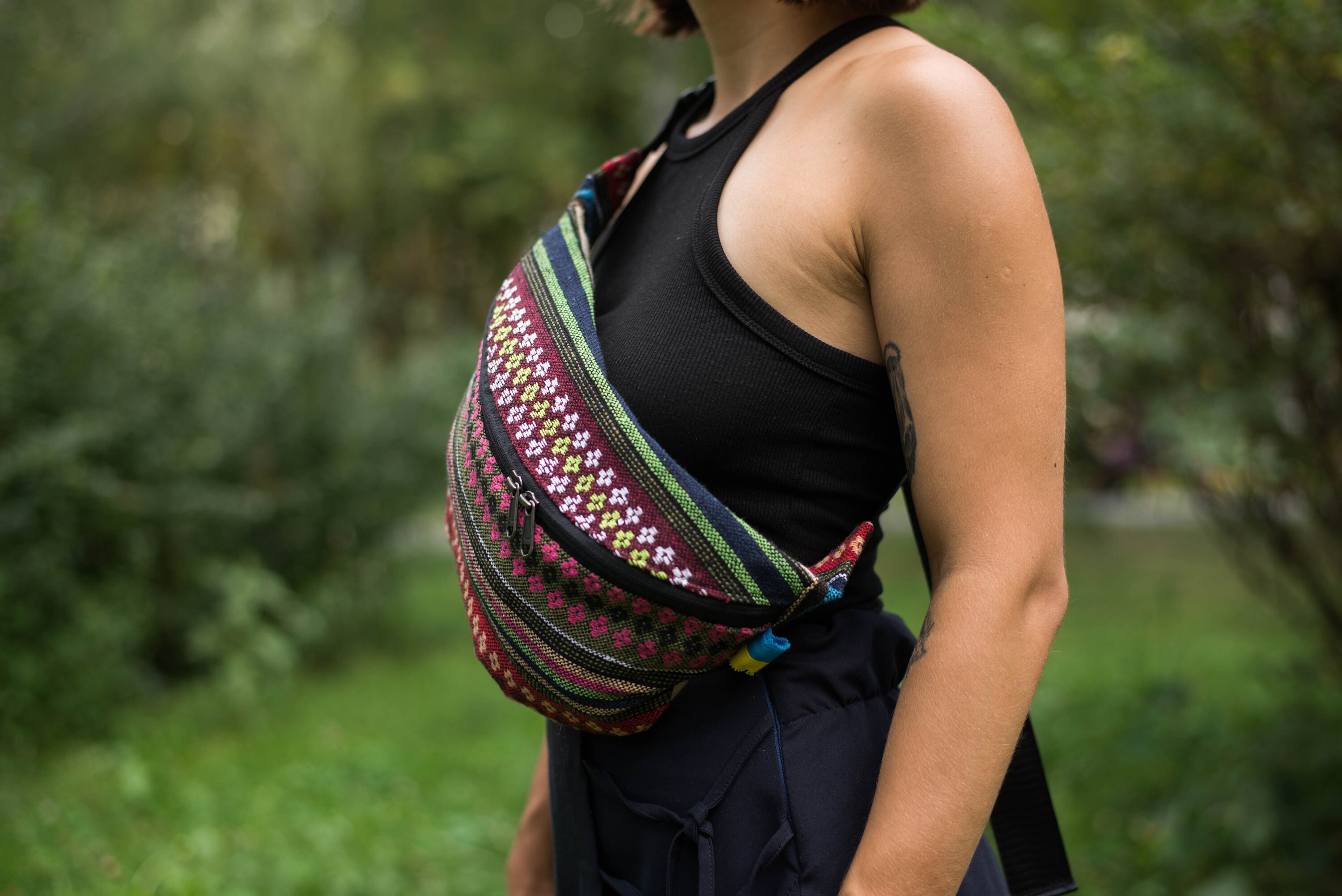 Small Bag Crossbody Fany Pack, Handmade Mini Cross Body Bag Daily, Hip ...