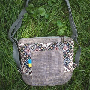 Fabric Convertible Backpack, Womens Burlap Bag Made of Cotton and ...