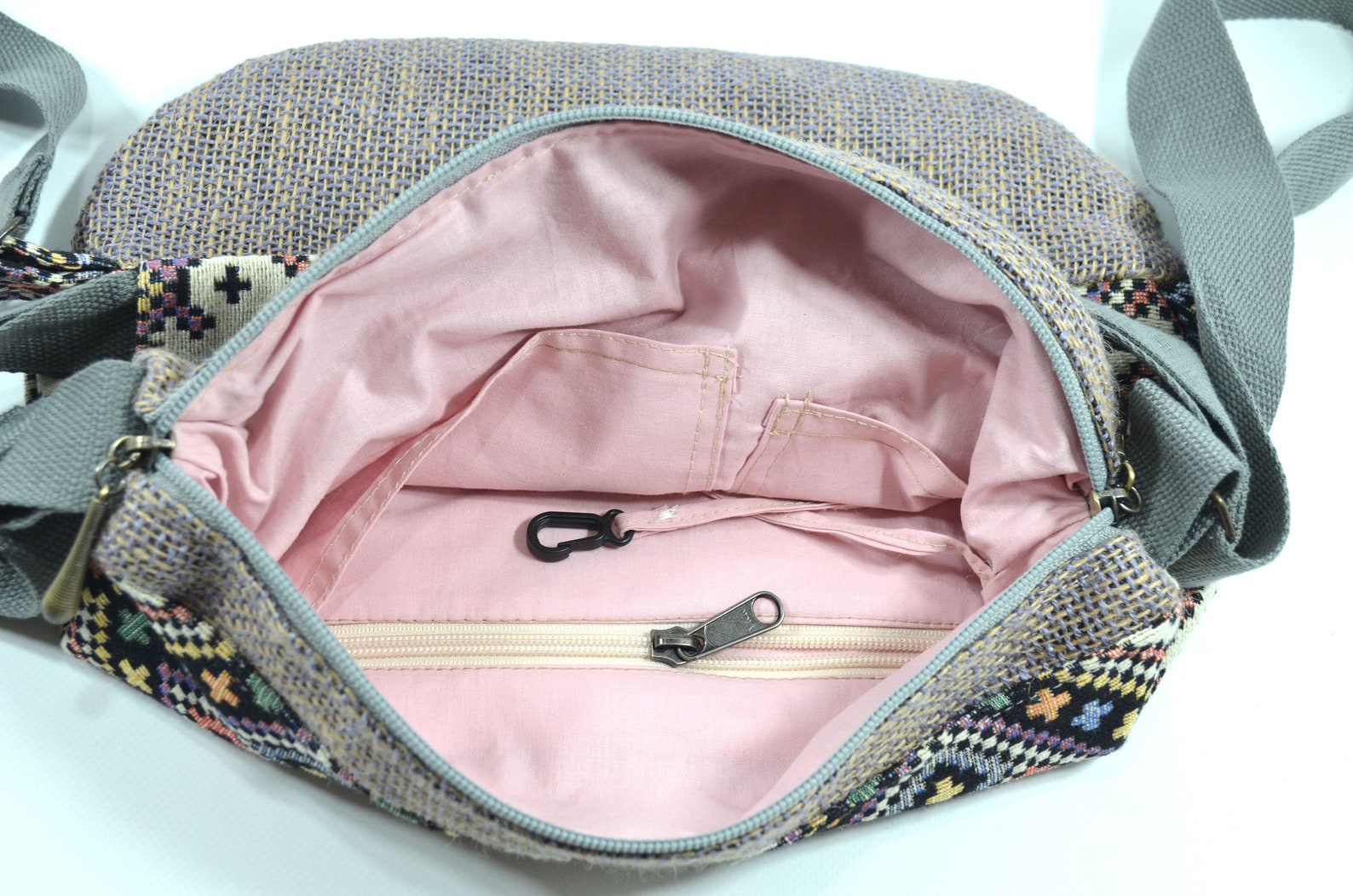 Fabric Convertible Backpack Womens Burlap Bag Made of Cotton - Etsy