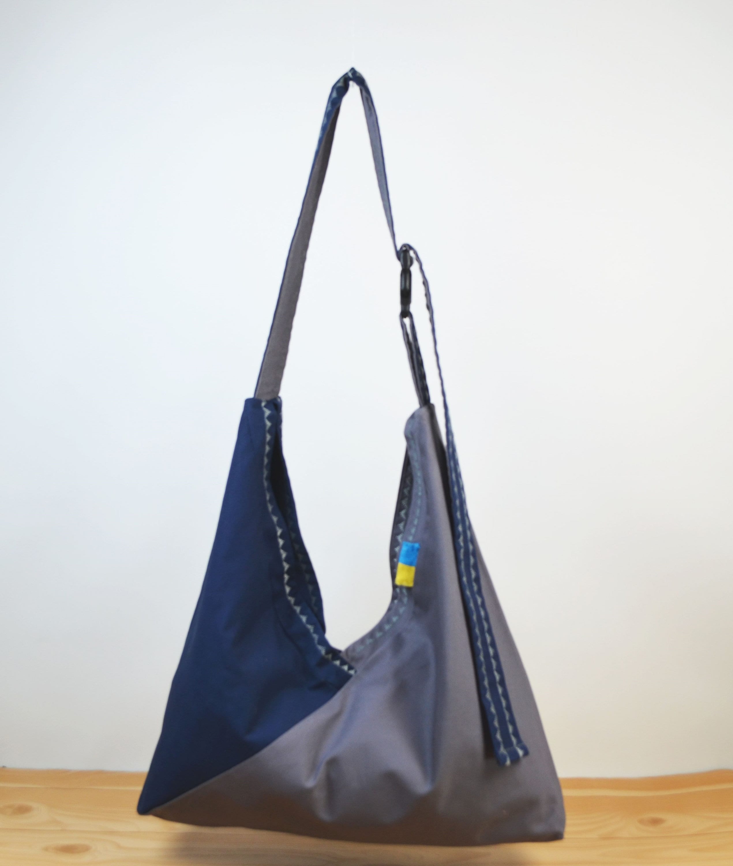 Big сanvas Bag . Canvas Crossbody Bag With the Button, 2 Pocket Bag ...