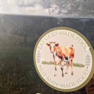 Eat GOD Made Food Sticker (3 Inch) - Etsy