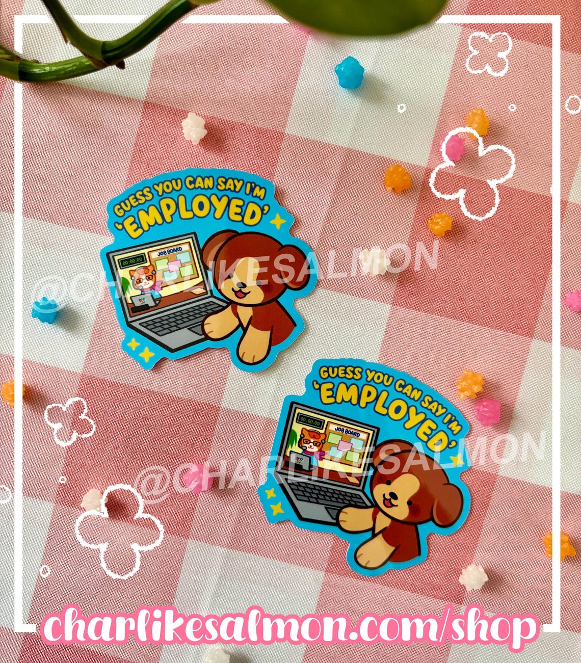 Webkinz Employment Sticker - Etsy
