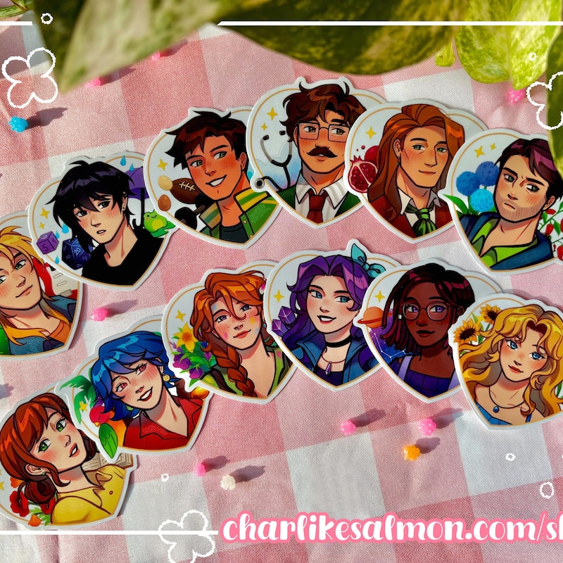 Sam Stardew Stickers - Etsy UK