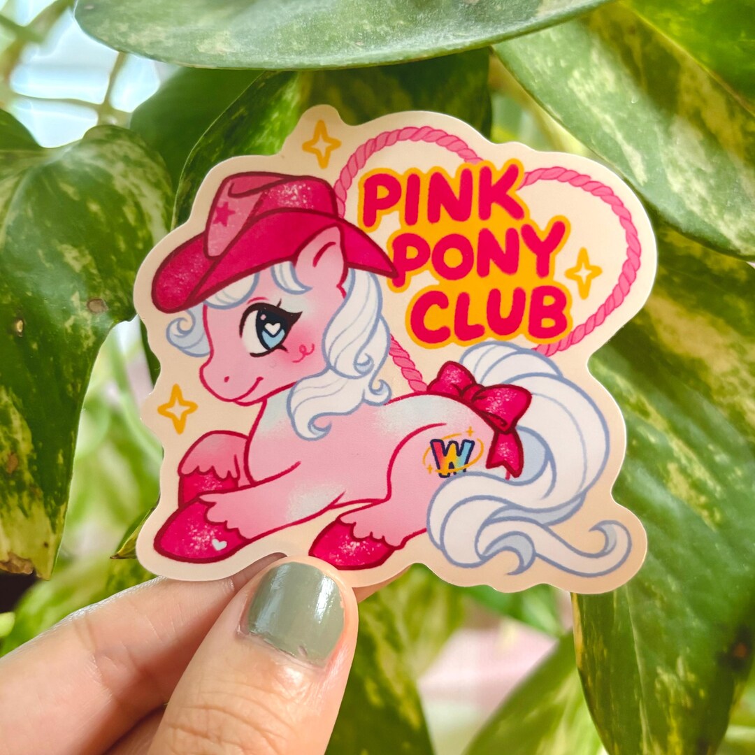 Pink Pony Club Webkinz Sticker - Etsy
