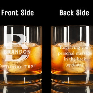 Custom Photo Whiskey Glass, Etched Whiskey Glasses From Photo ...