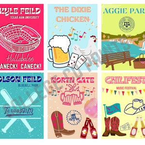 Texas A&M Decor, Instant Download, Digital Prints, Tamu Decor, Dorm ...