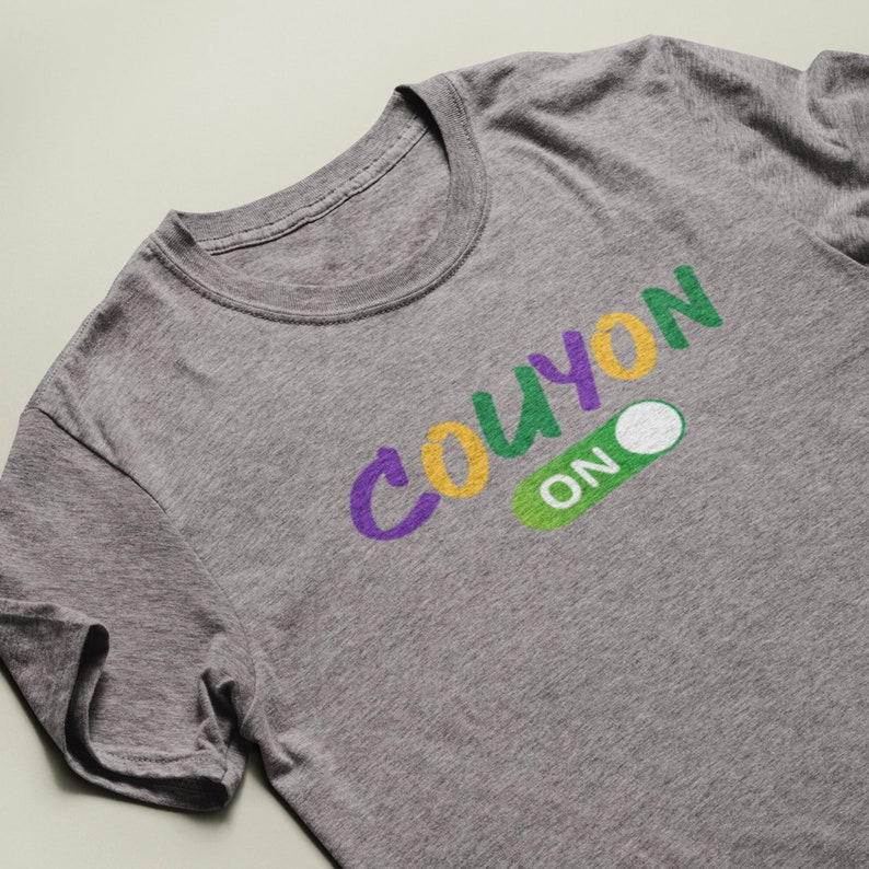 COUYON Funny Mardi Gras Shirt Parade Shirt Krewe Tee Cajun French Cajun ...