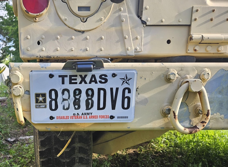 Humvee/hmmwv License Plate Mounting Bracket NO Drill + PLUG and PLAY ...