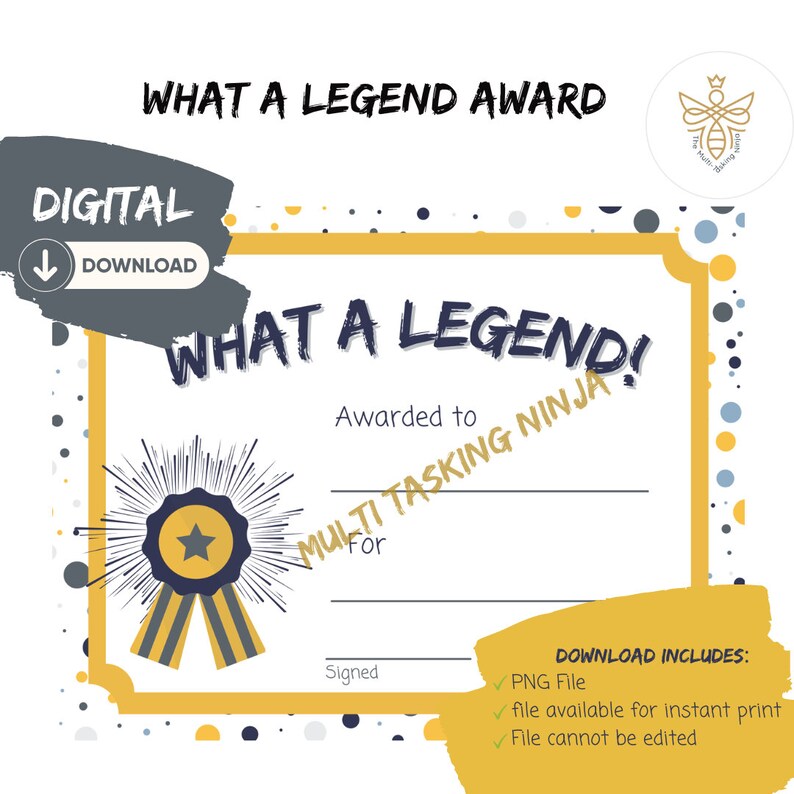 Award, Certificate, Legend, Celebration Award, Milestone, Award, Unique ...