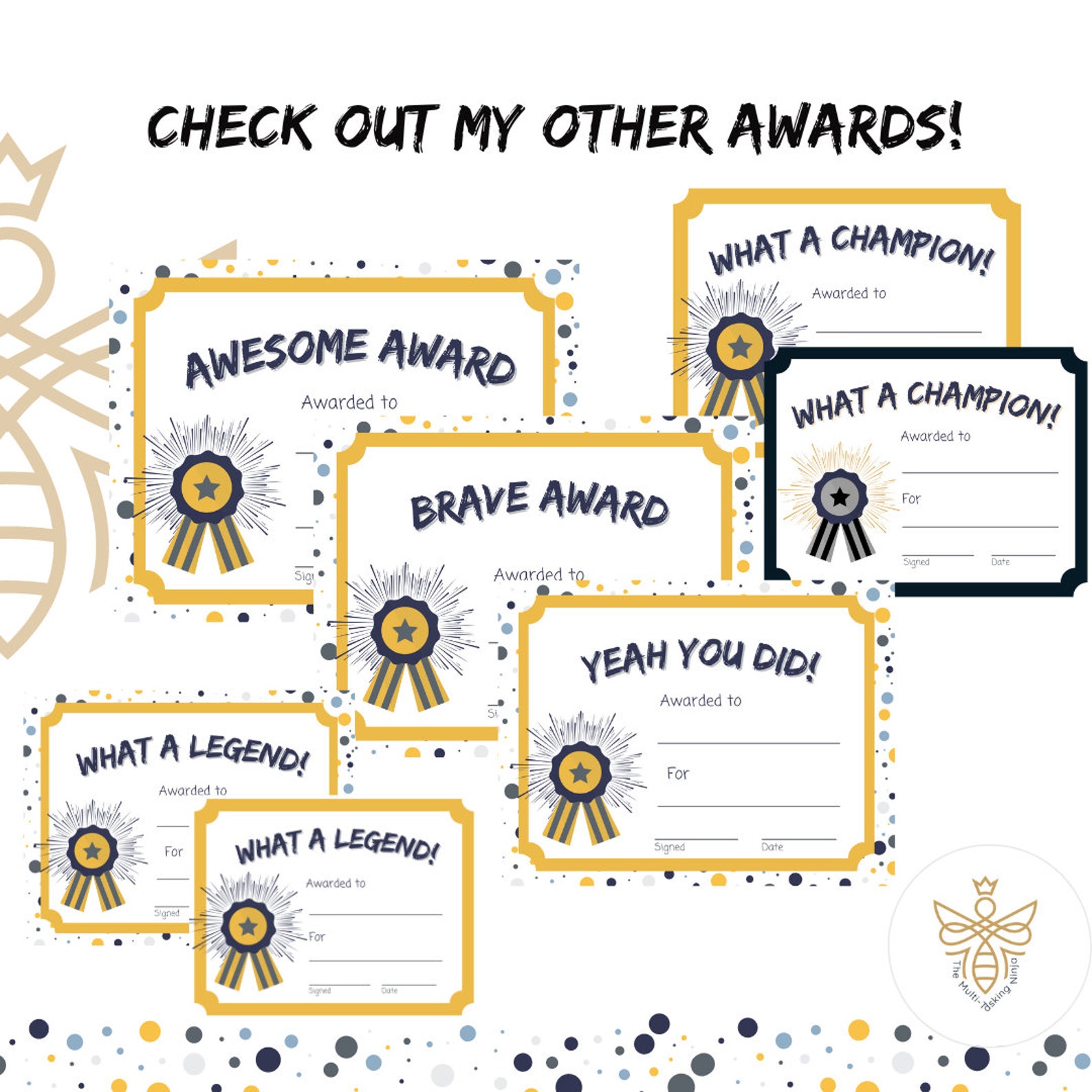 Award, Certificate, Legend, Celebration Award, Milestone, Award, Unique ...