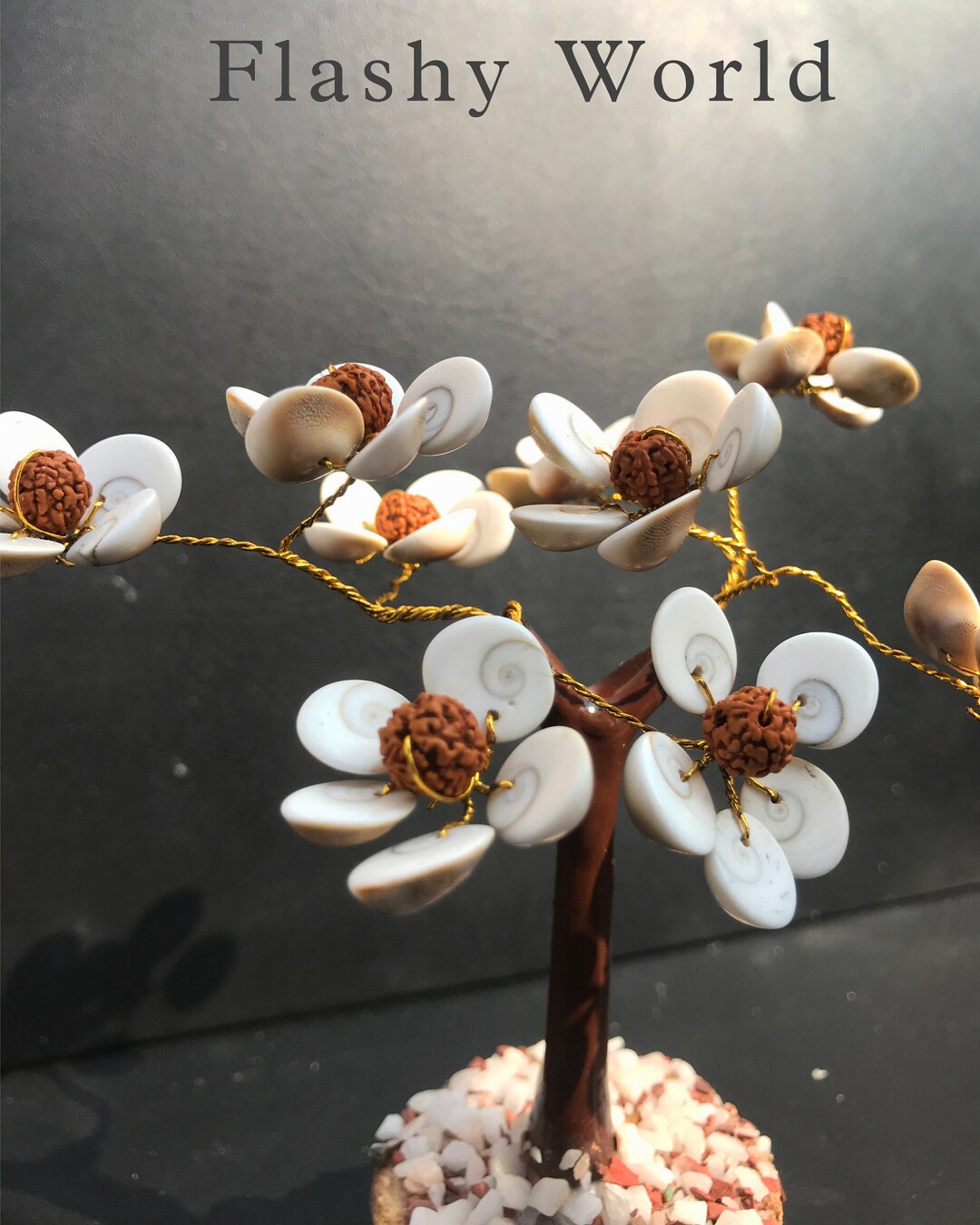 Gomti Chakra Rudraksha Tree | Crystal Tree| Gemstone Tree| Christmas ...
