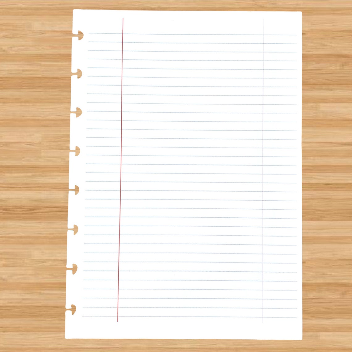 Composition Ruled Discbound Notebook Insert Fountain Pen Friendly Paper ...