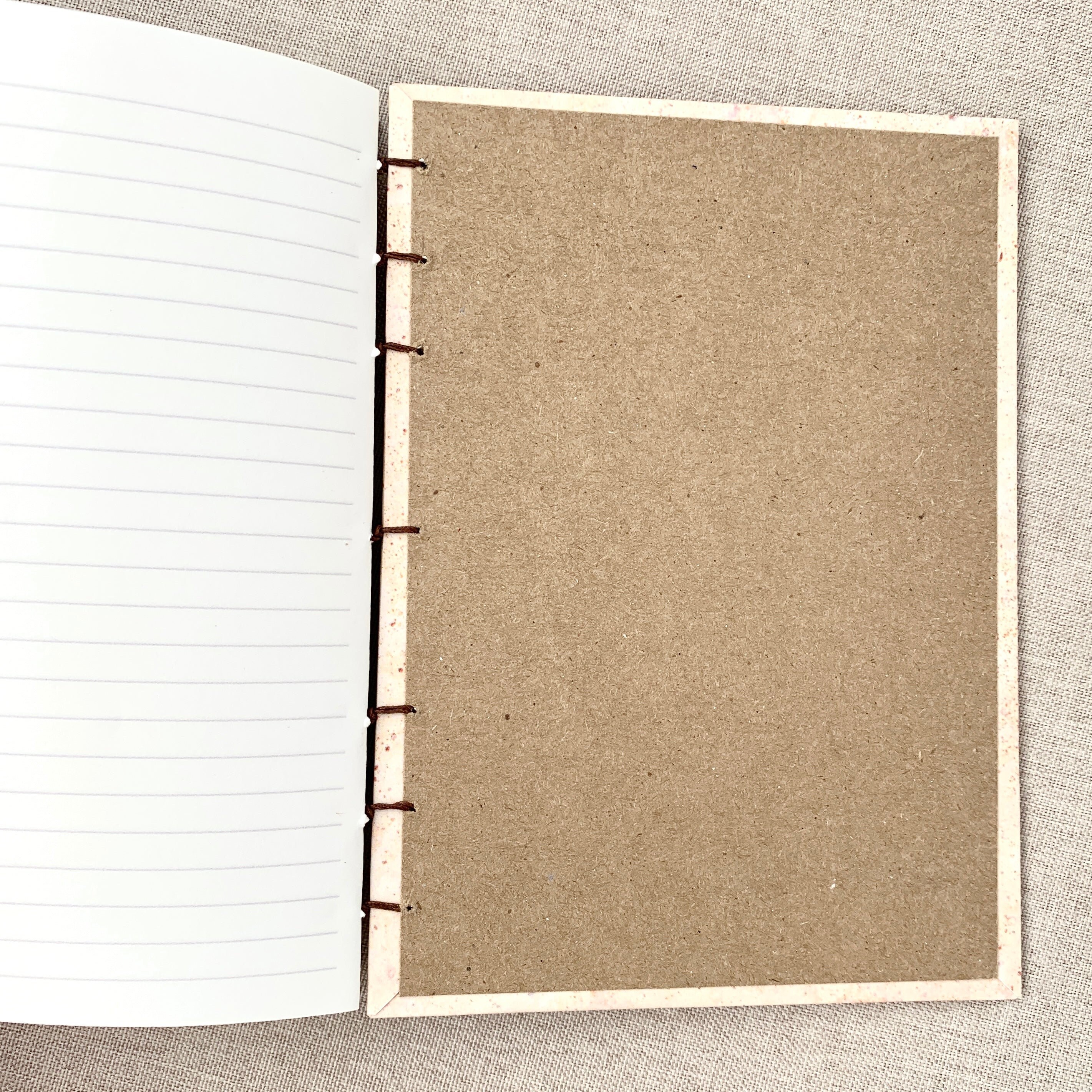 Dirt A6 Lined Coptic Bound Fountain Pen Notebook - Etsy