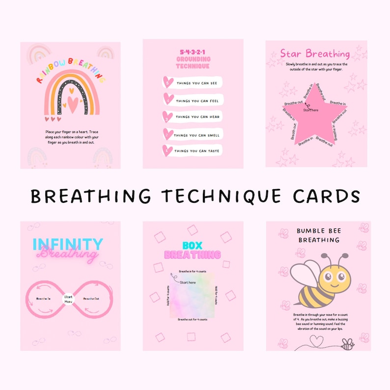Printable Coping Strategy Cards for Kids, Coping Technique Cards for ...
