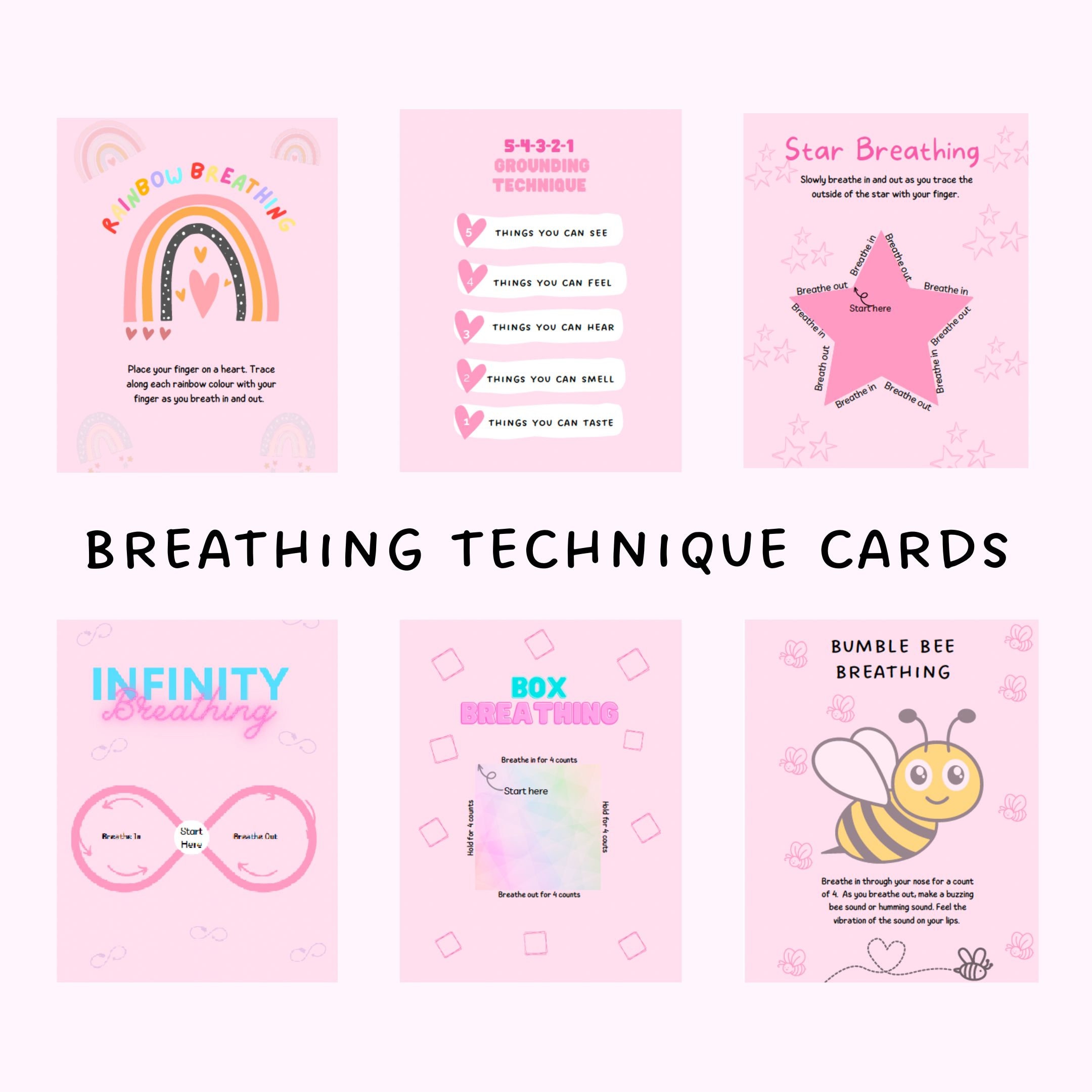 Printable Coping Strategy Cards for Kids, Coping Technique Cards for ...