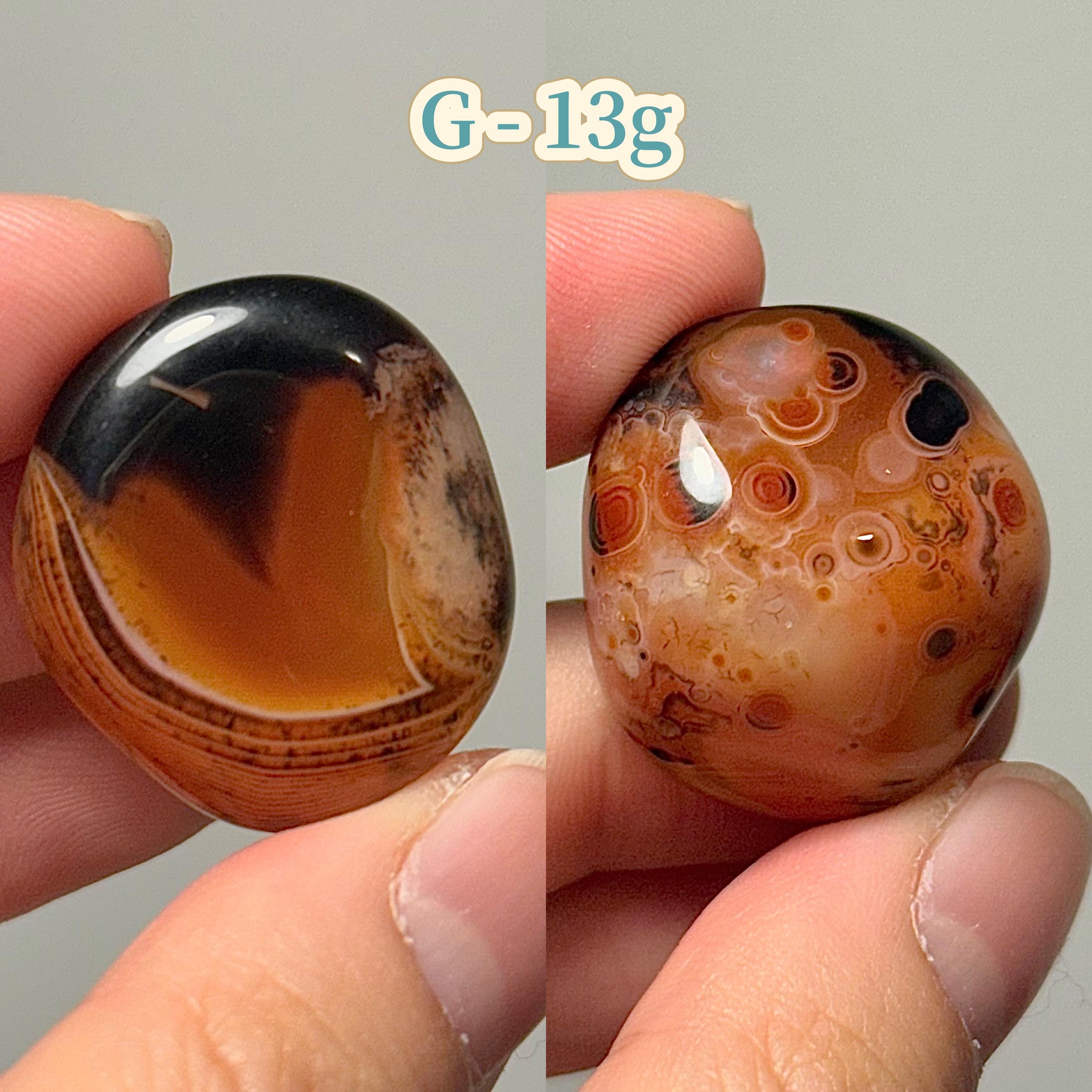 Sardonyx Palm Stone Tumble Pick Your Own Sardonyx Agate Banding Red ...
