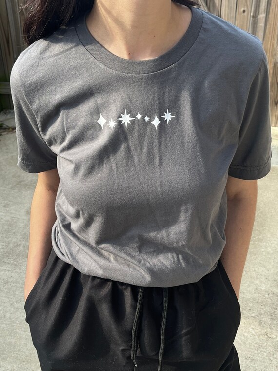 Linear Stars Graphic Tee - Etsy