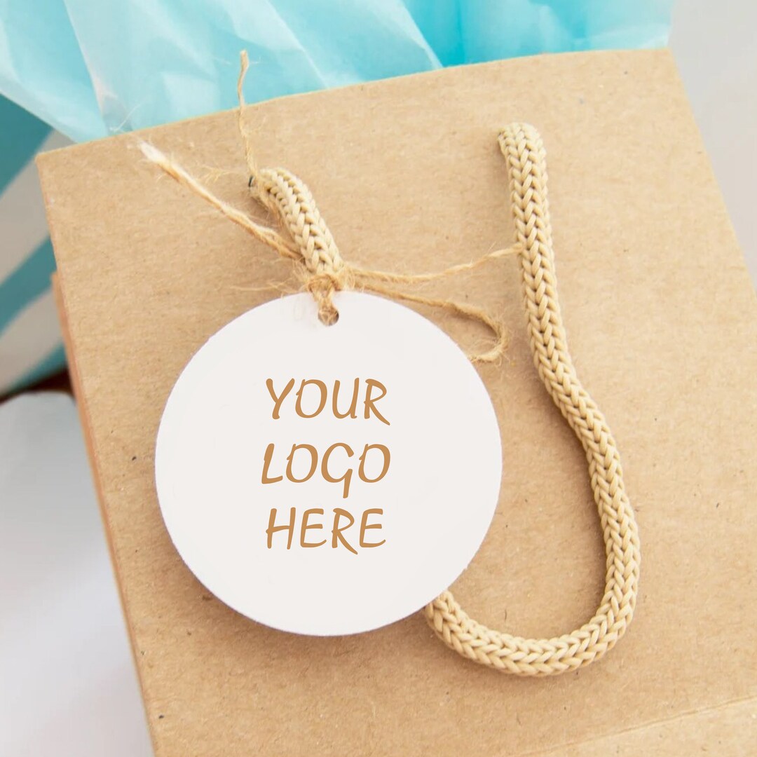 Custom Labels Printed With Your Logo. 4 Cm Perforated Tags for Gifts ...