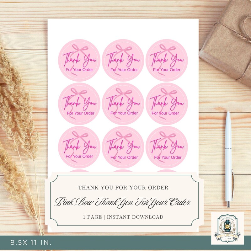Thank You Bakery Stickers - Etsy