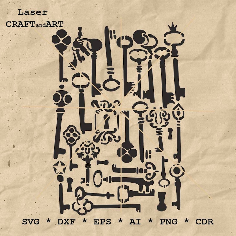 Key Stencil - Etsy