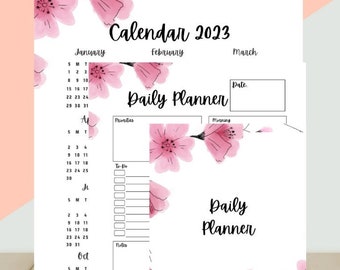 24 Hour Daily Planner Printable, Daily to Do List for Work / Personal ...