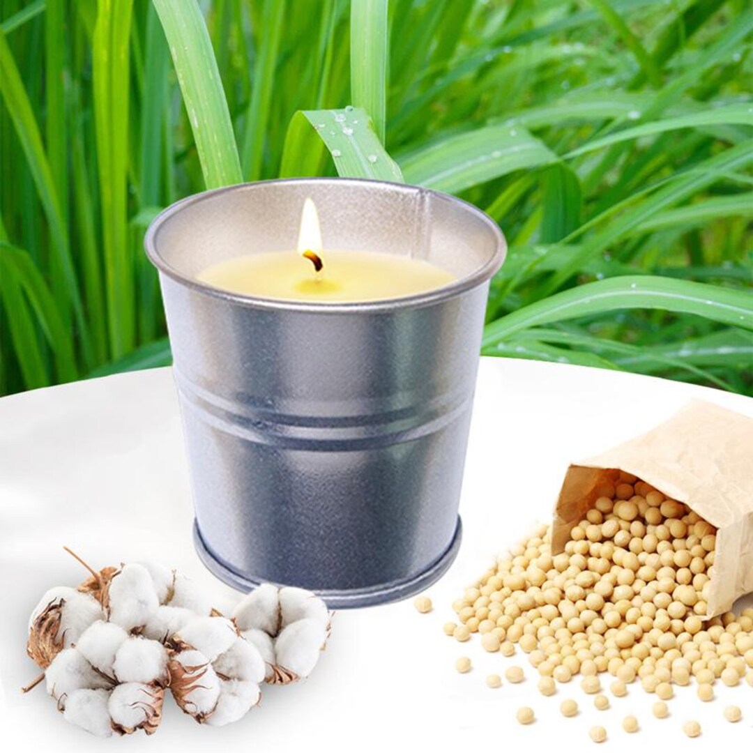 17oz Citronella Candle, Decorative Tin Candle for Patio, Backyard ...