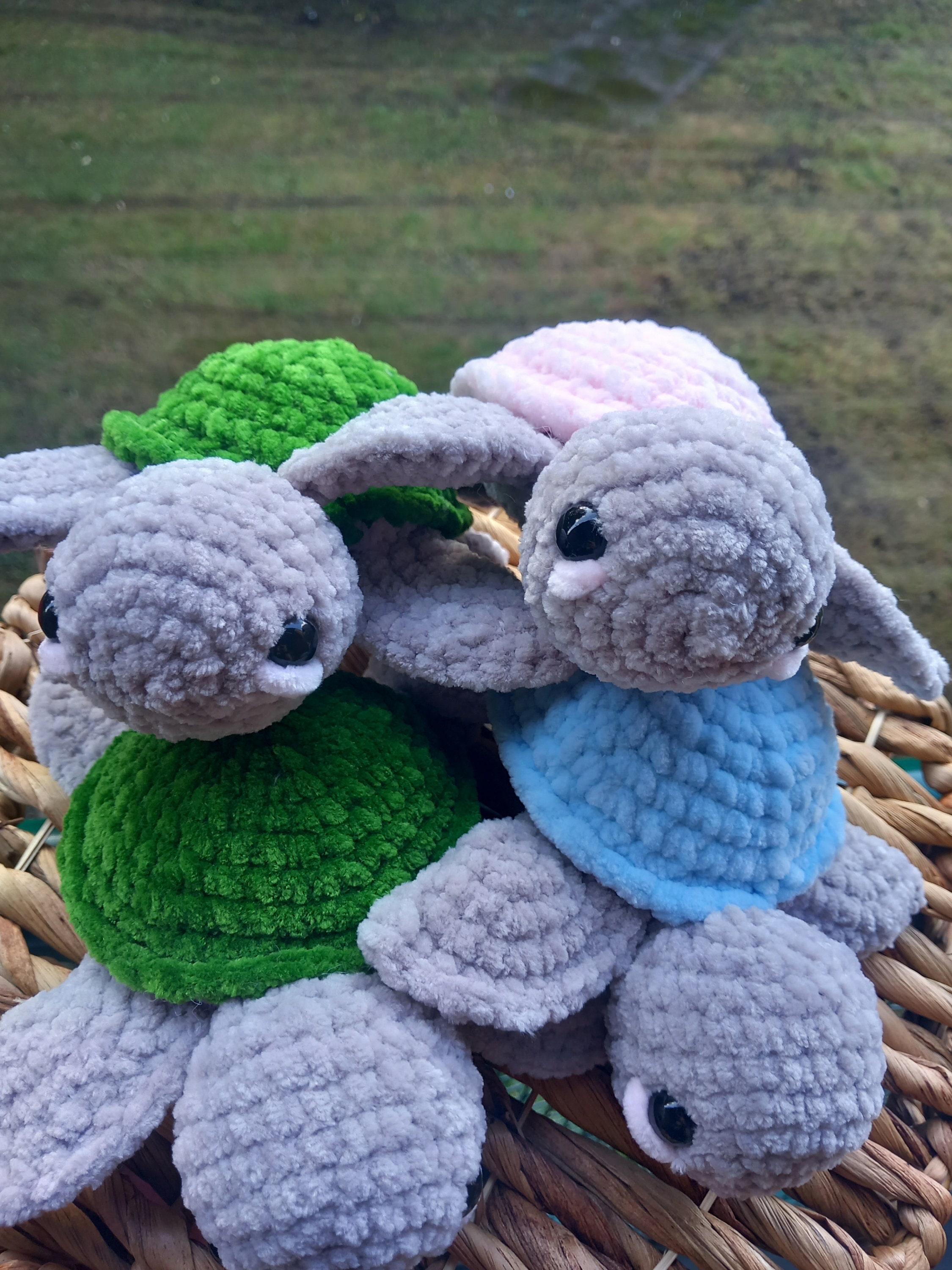 Crochet Turtle Turtle Plushies Customised Plushie Turtle Teddy ...