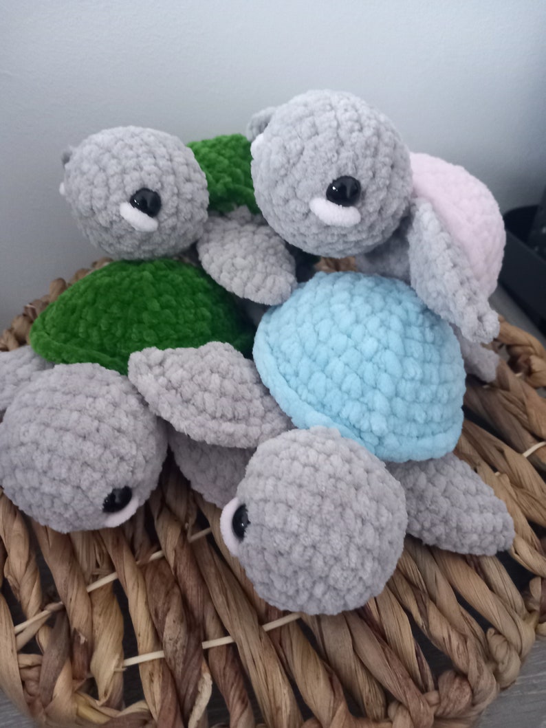Crochet Turtle Turtle Plushies Customised Plushie Turtle Teddy ...