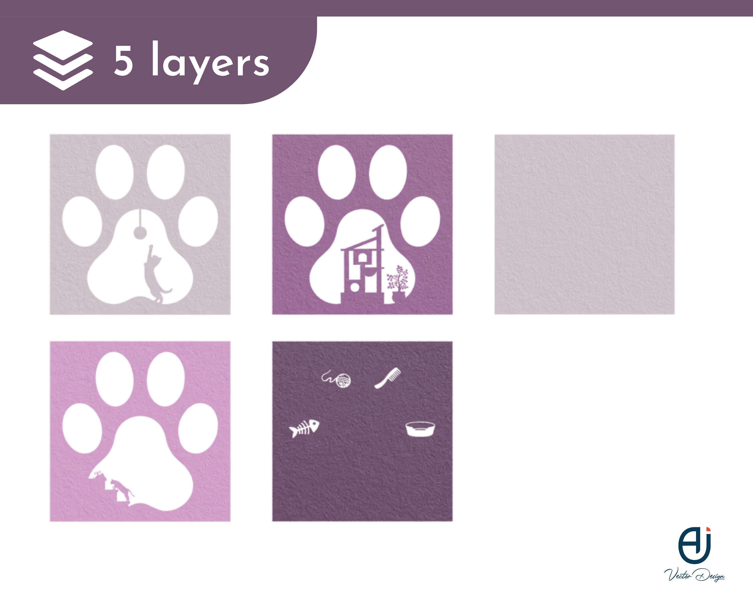 Cat Life and Toys | 3D Shadow Box | Multi-layered Laser Cut | Files for ...