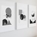 Printable Art Wall, Black and White Abstract Art, Digital Prints ...