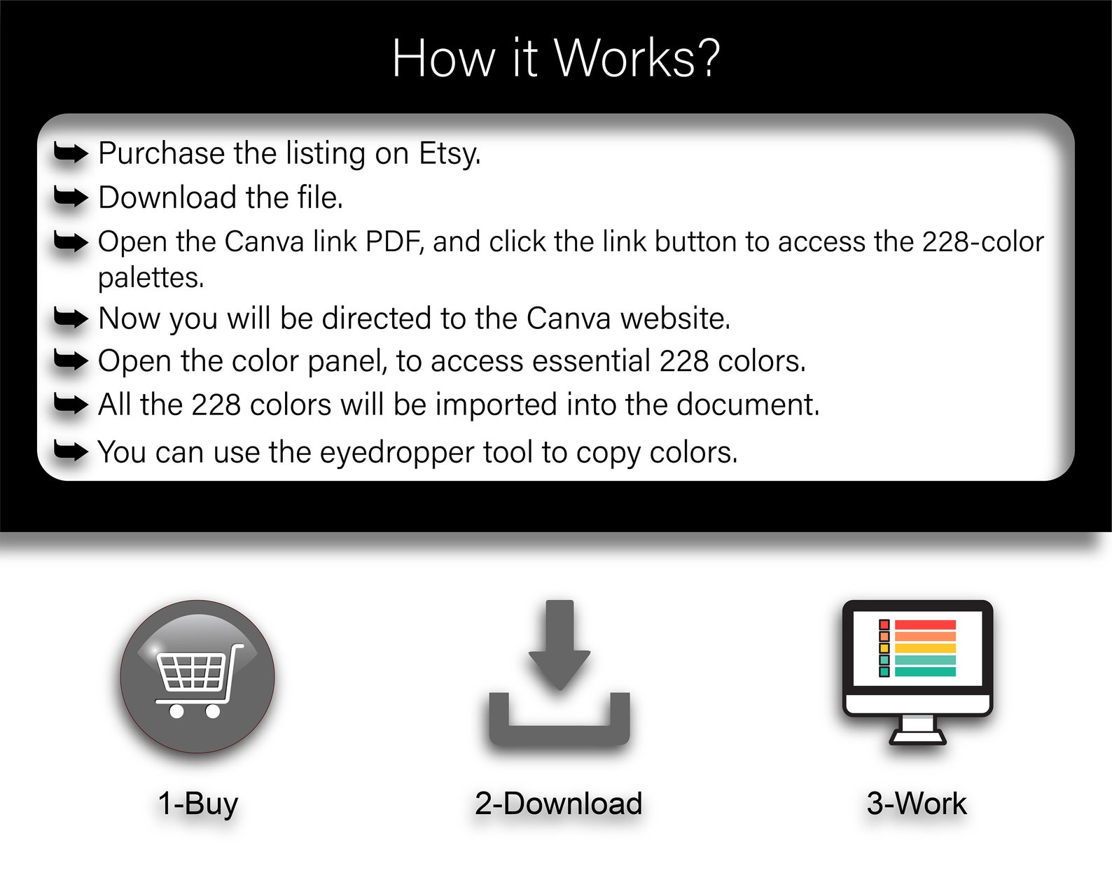 CANVA Color Palette 228 Essential Colors With Names and Hex Codes ...