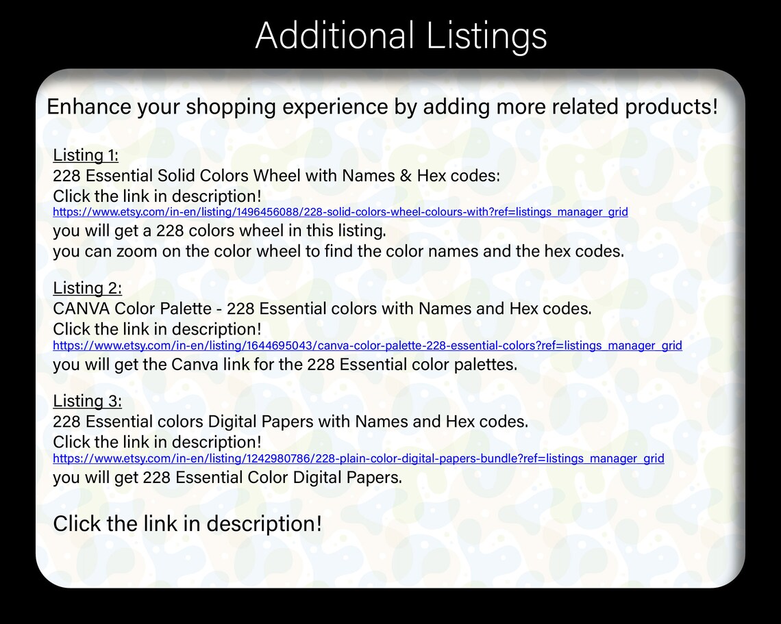 Colour Palette for Photoshop, Illustrator, Indesign Color Swatches With ...