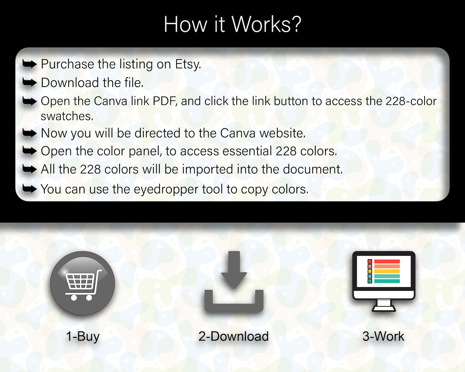 CANVA Color Palette - 228 Essential Colors With Names and Hex Codes ...