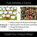 CANVA Family Tree Photo Collage Design- Fully Editable Canva Frame ...