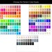 CANVA Color Palette 228 Essential Colors With Names and Hex Codes ...