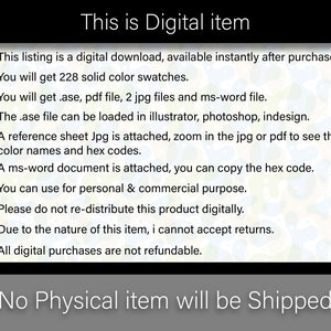 Colour Palette for Photoshop, Illustrator, Indesign | Color Swatches ...