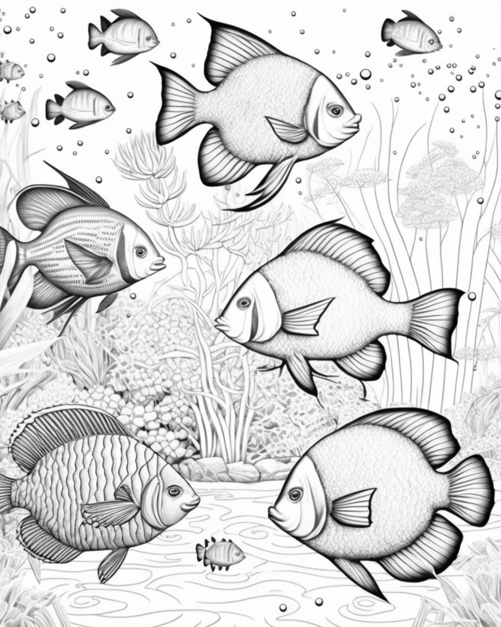 Tropical Paradise Coloring Pages Vol 2 - Beaches, Tropical Scenes - 10 ...
