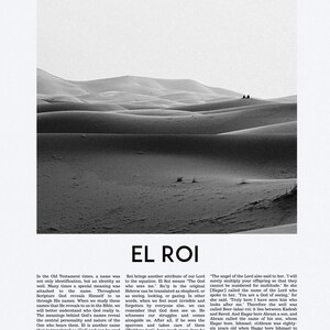 El Roi / Print / Vertical Posters / Matte Finish - Etsy