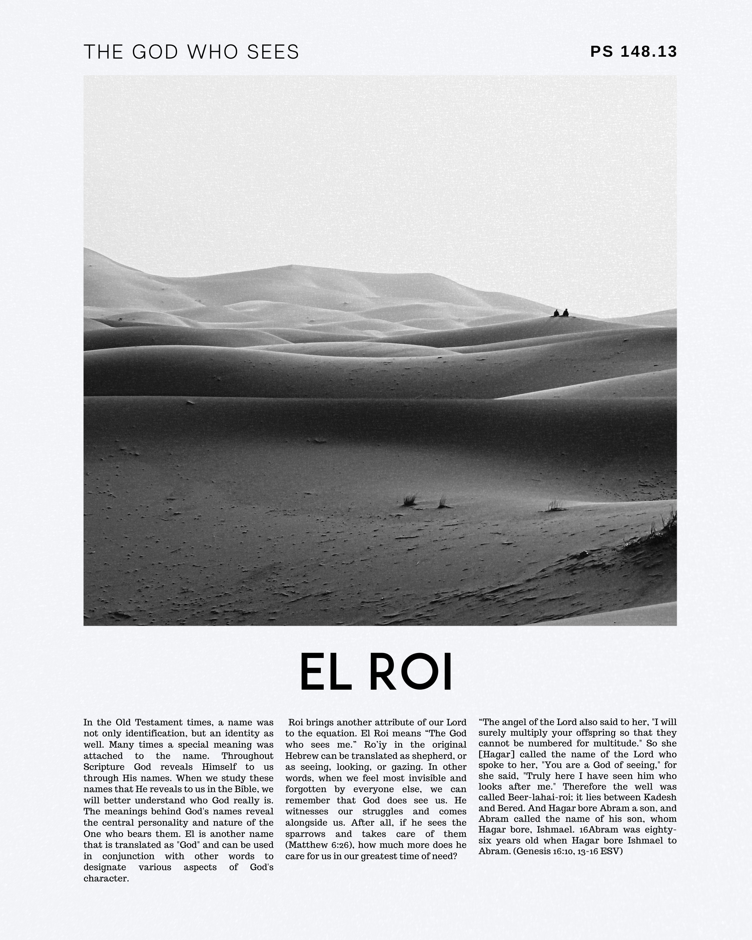 El Roi / Print / Vertical Posters / Matte Finish - Etsy